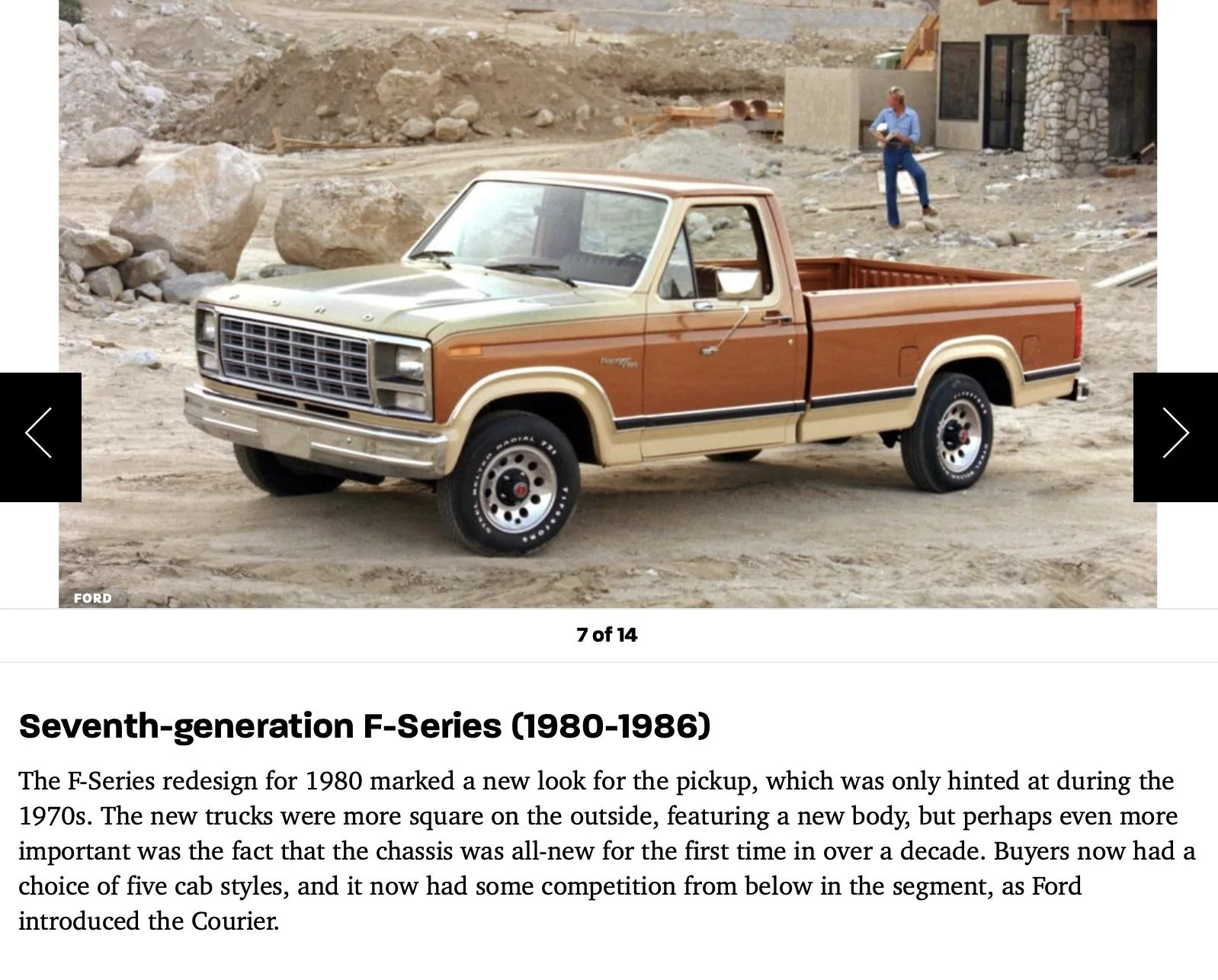 Ford F-Series Trucks: A Quick Visual Guide to All 14 Generations ...
