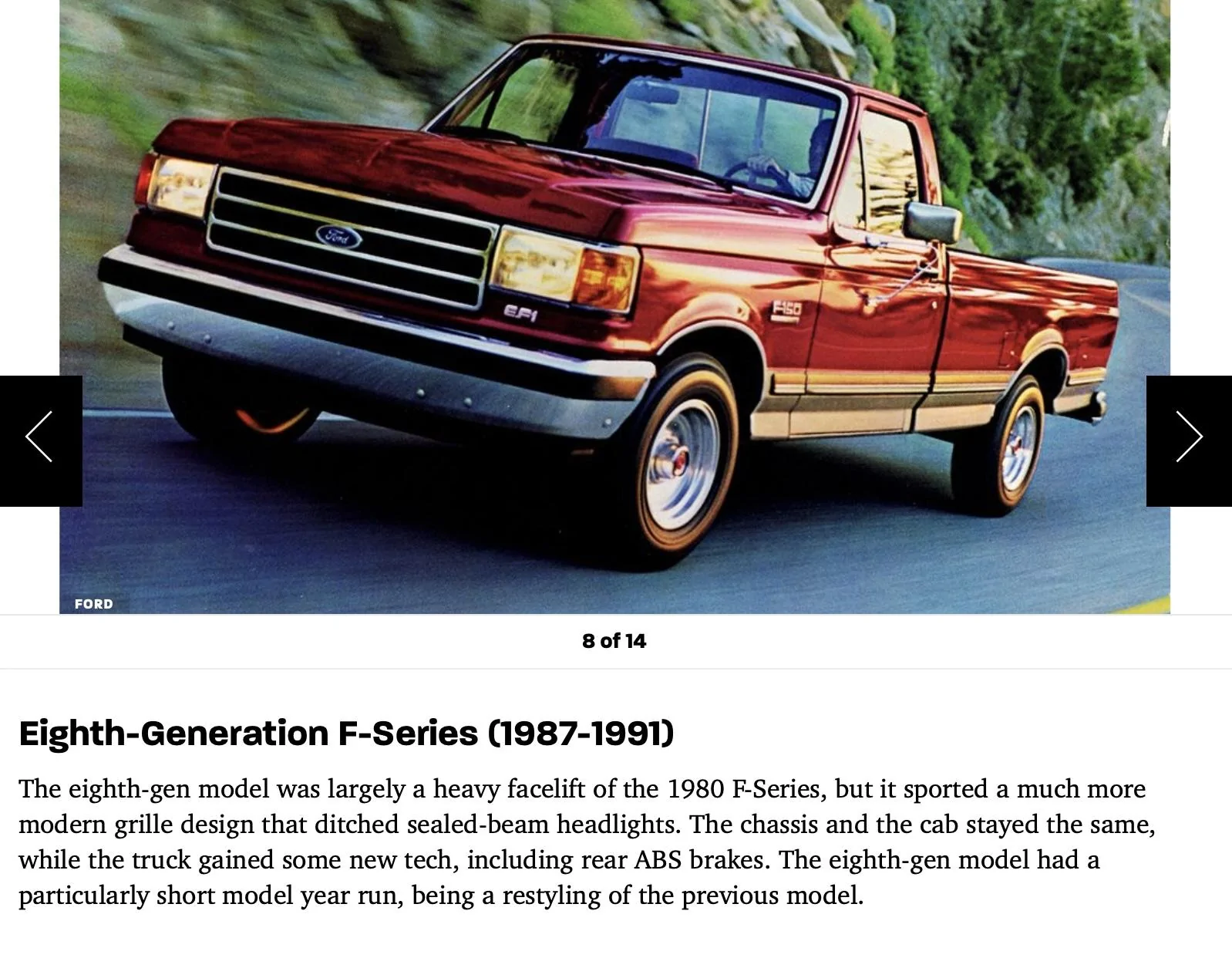 Ford F-Series Trucks: A Quick Visual Guide to All 14 Generations ...