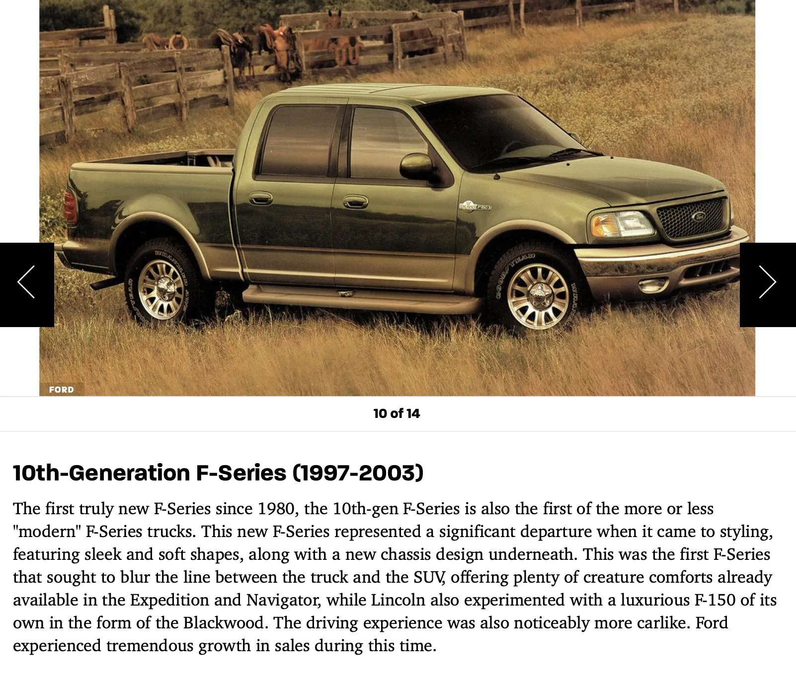 Ford F-Series Trucks: A Quick Visual Guide to All 14 Generations ...
