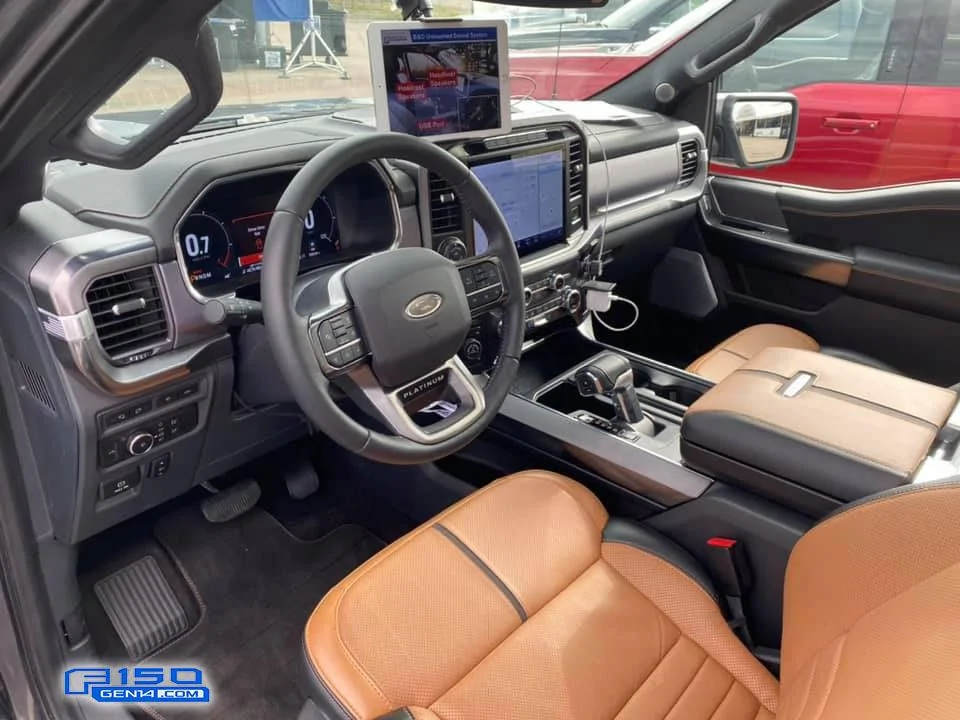 PLATINUM Interior Photos & Videos (2021+ F-150 -- 14th Gen) | F150gen14 ...