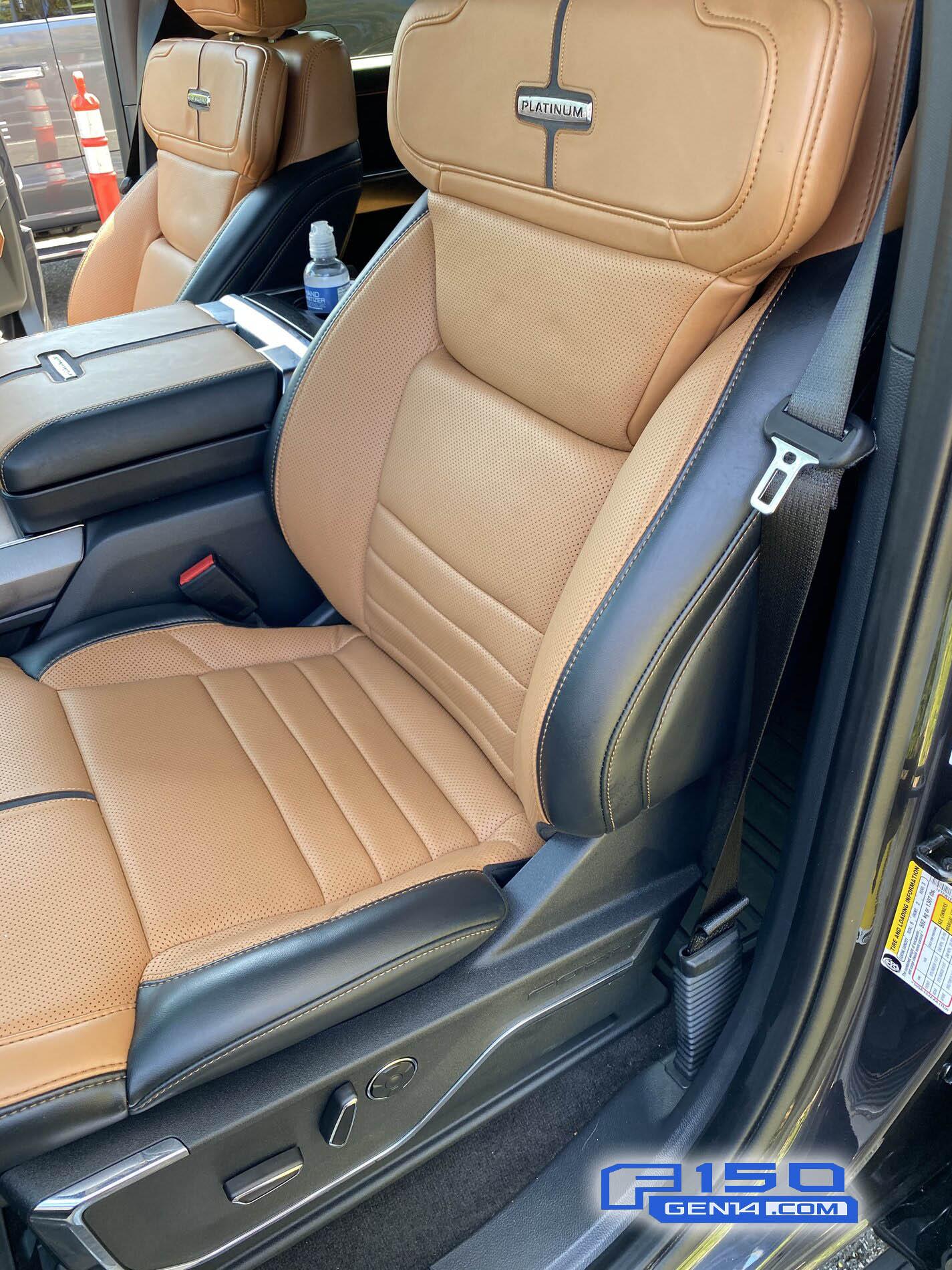 PLATINUM Interior Photos & Videos (2021+ F-150 -- 14th Gen) | F150gen14 ...