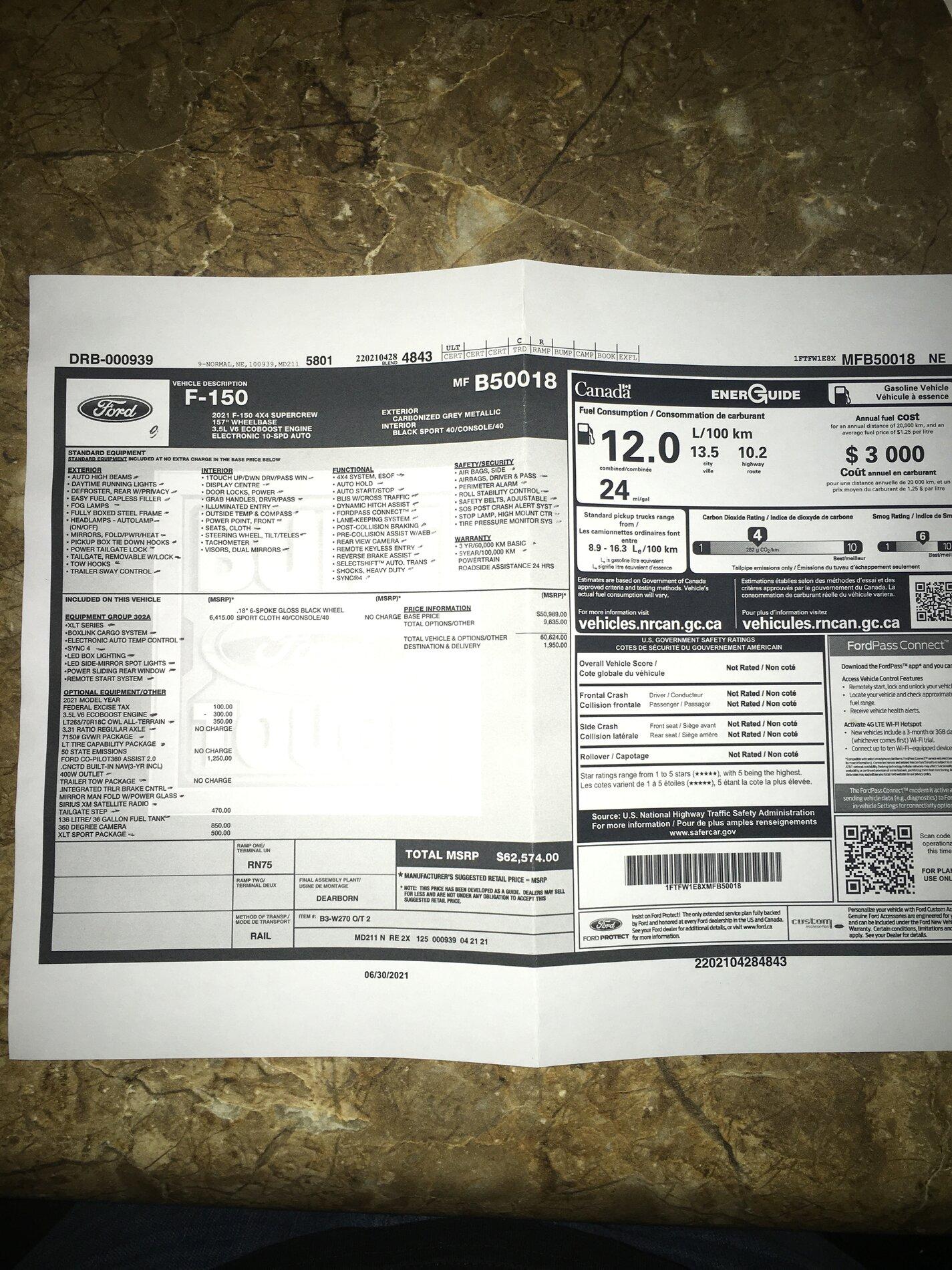 Tracking by Order number and Dealer code? | Page 6 | F150gen14 -- 2021 ...