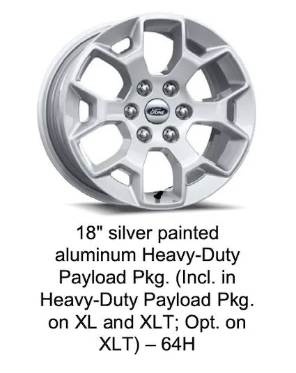 Stock Heavy-Duty Payload Wheel Load Ratings | F150gen14 -- 2021+ Ford F ...