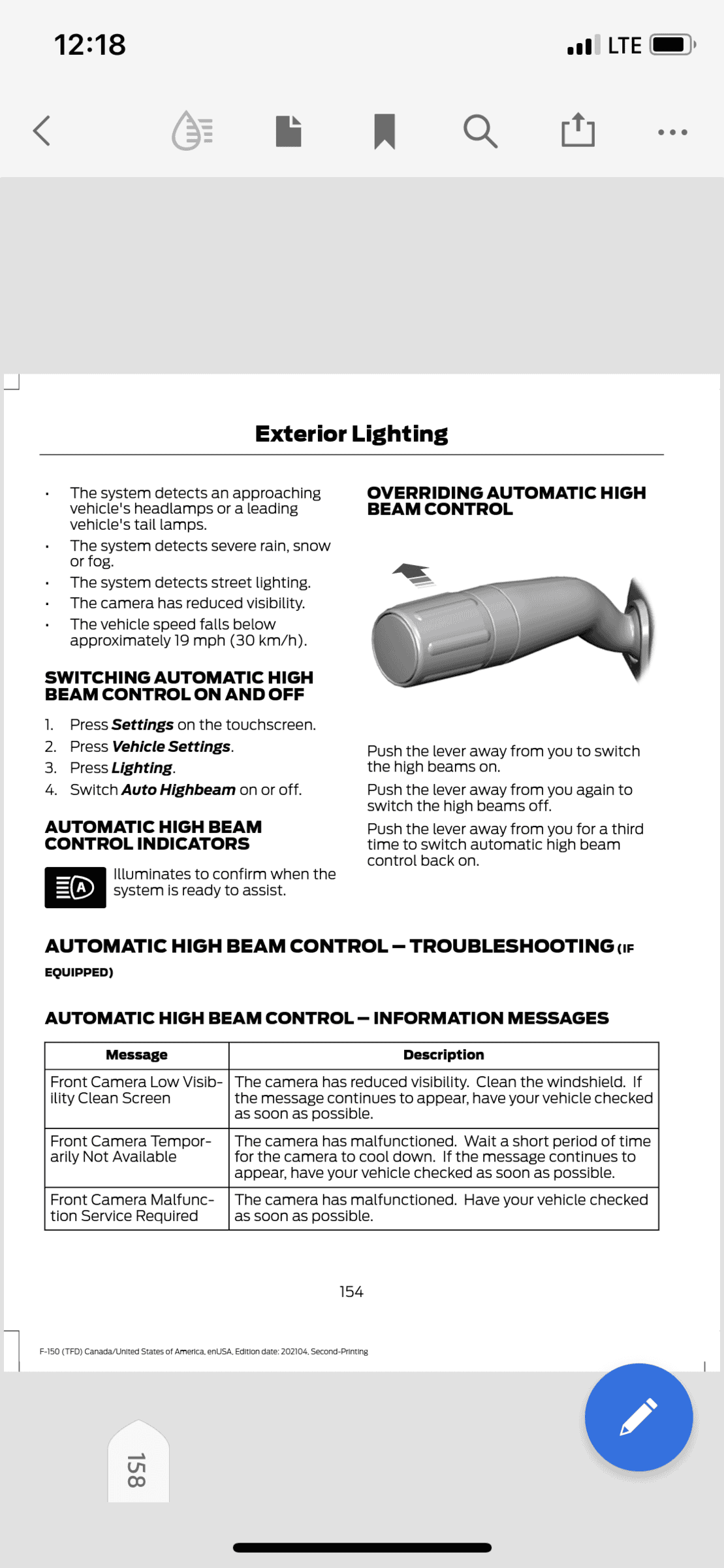 Low beams blinding traffic and auto high beams not working at all ...