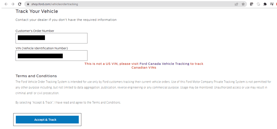 Canadian VIN tracking | F150gen14 -- 2021+ Ford F-150, Tremor, Raptor ...