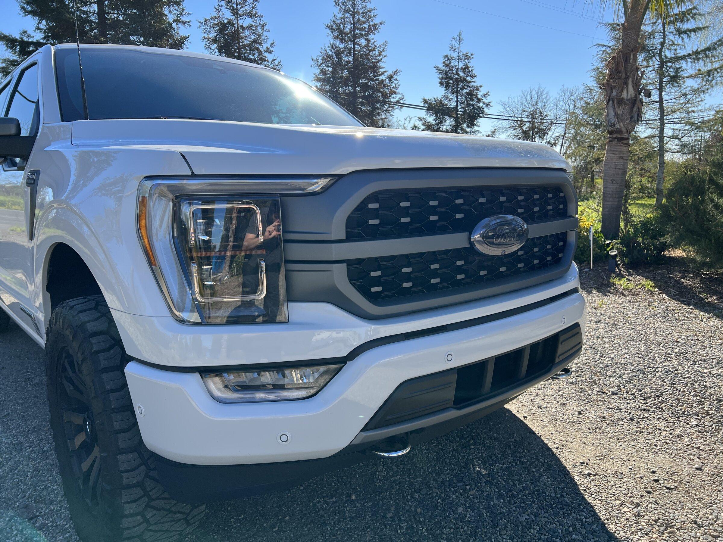 2021 F150 Platinum Chrome Delete: Gun metal gray | F150gen14 -- 2021 ...