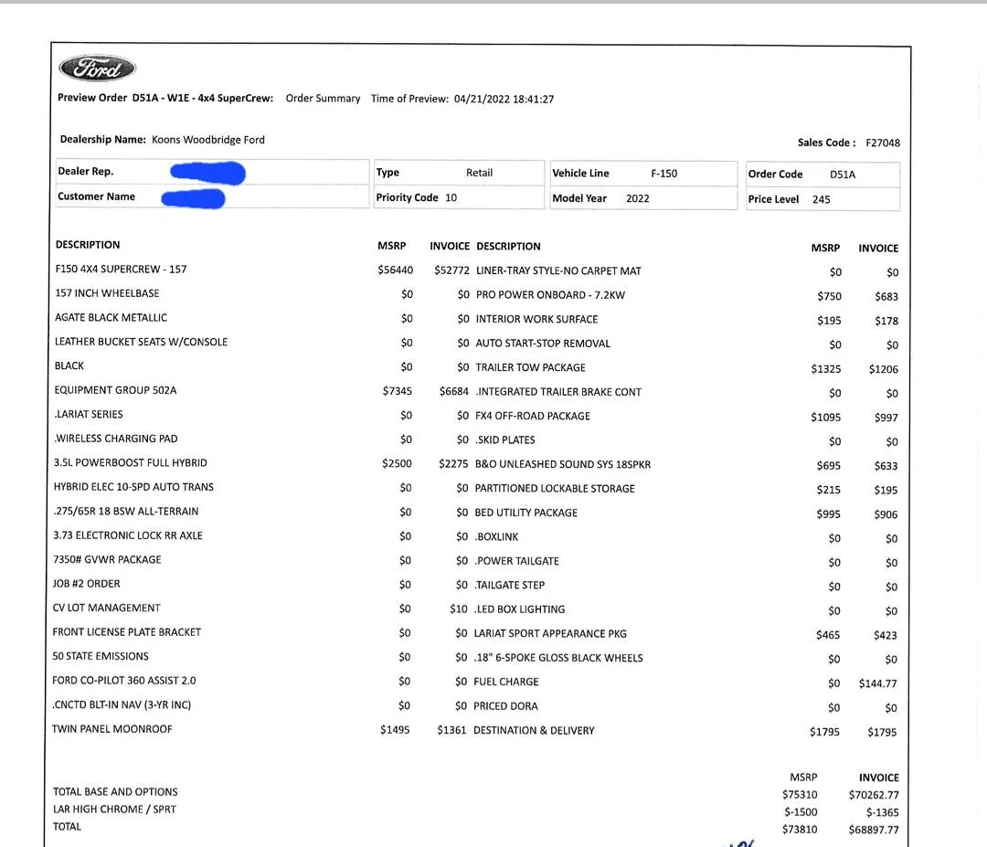 2021+ F-150 Orders Tracking List & Stats [Enter Yours!] | Page 168 ...