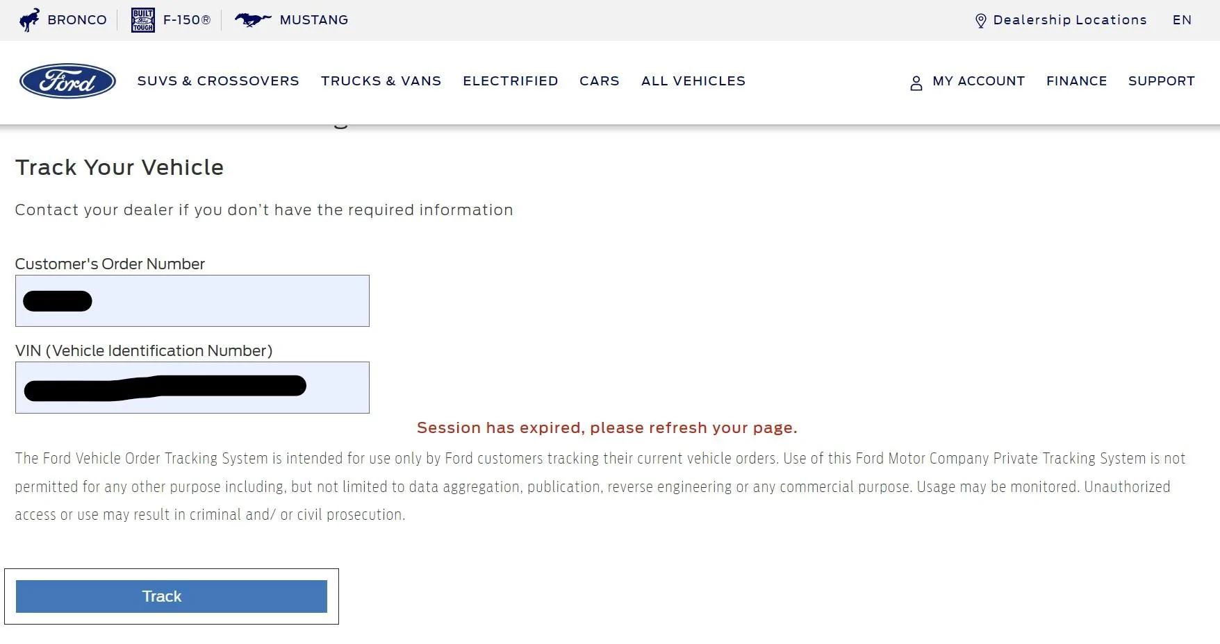 Order tracking system malfunction | Page 3 | F150gen14 -- 2021+ Ford F ...