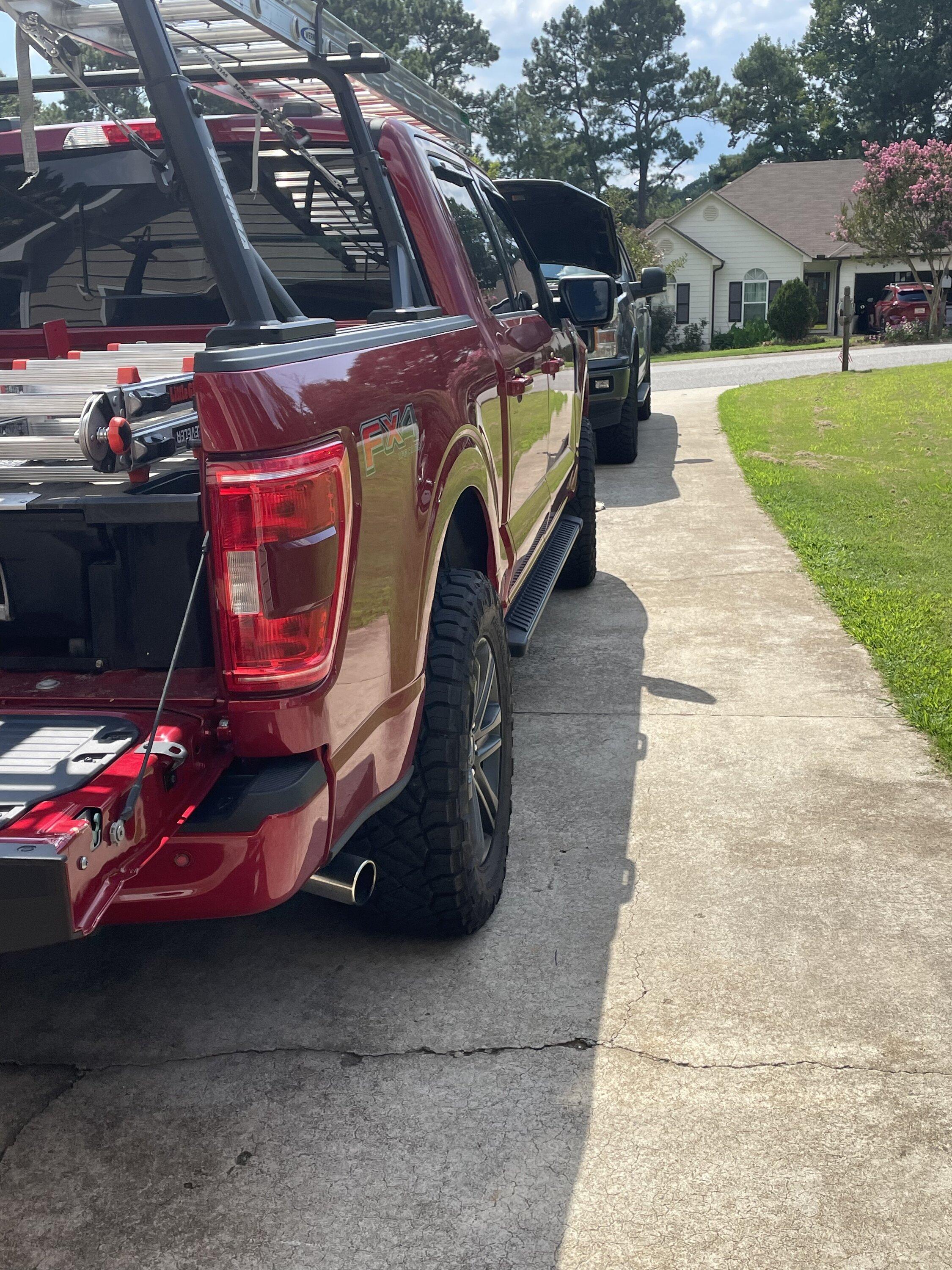 Wheel spacers on stock wheels? | F150gen14 -- 2021+ Ford F-150, Tremor ...