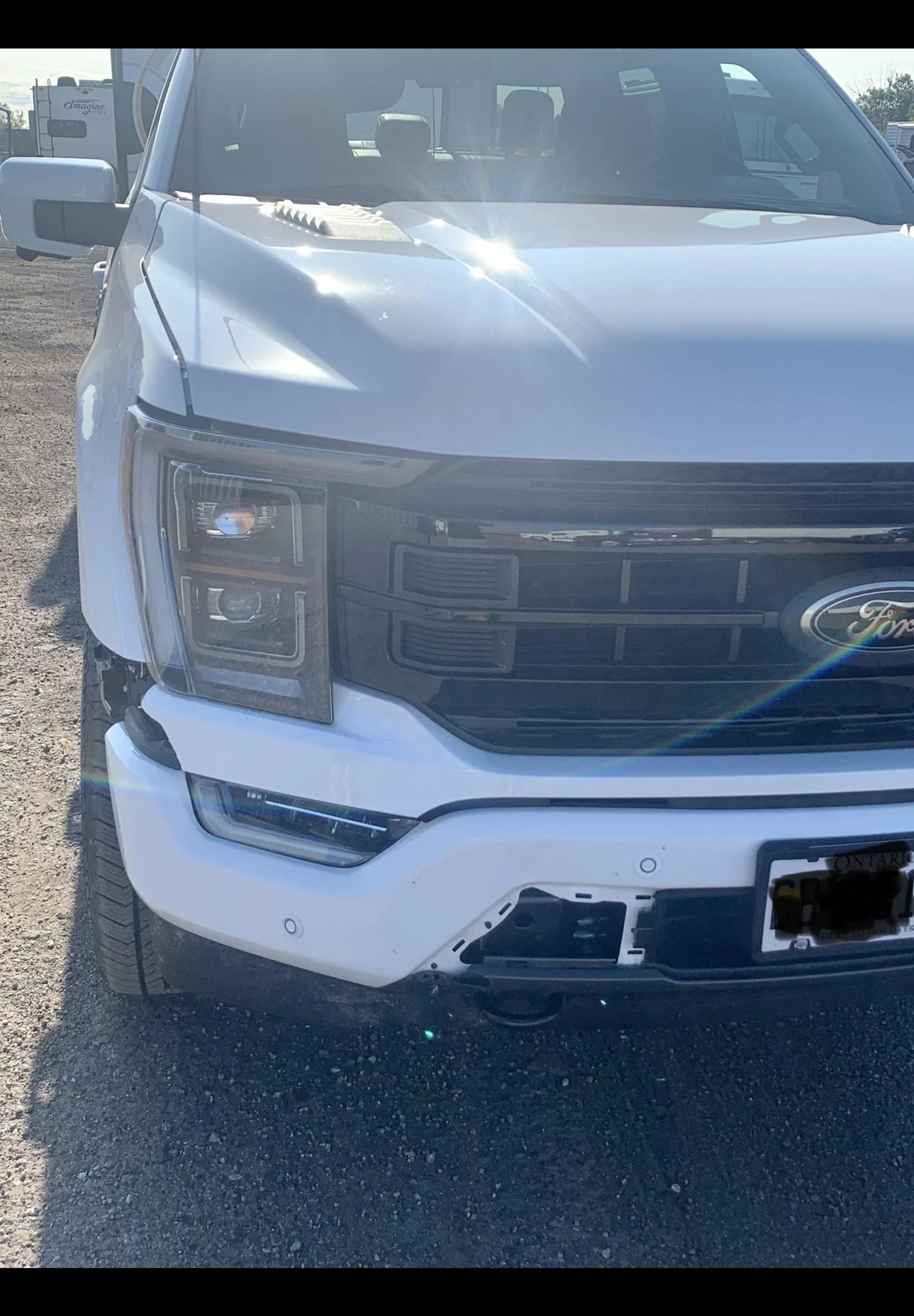 New Truck Quarter Panel Damage | F150gen14 -- 2021+ Ford F-150, Tremor ...