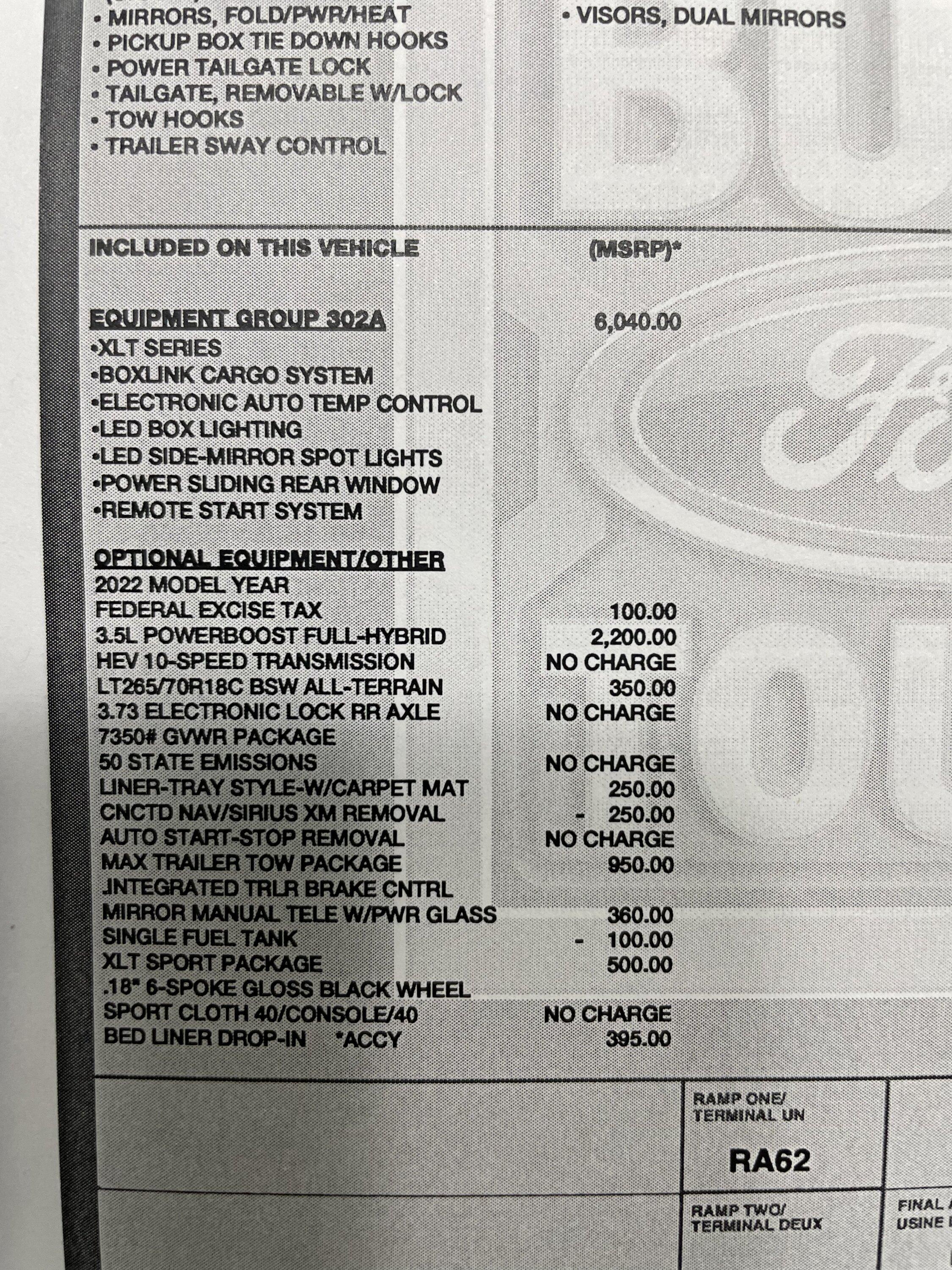 PB single fuel tank credit | F150gen14 -- 2021+ Ford F-150, Tremor ...