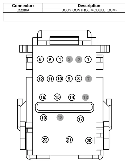BCM, HCM, SCCM Connectors & Pins | F150gen14 -- 2021+ Ford F-150 ...