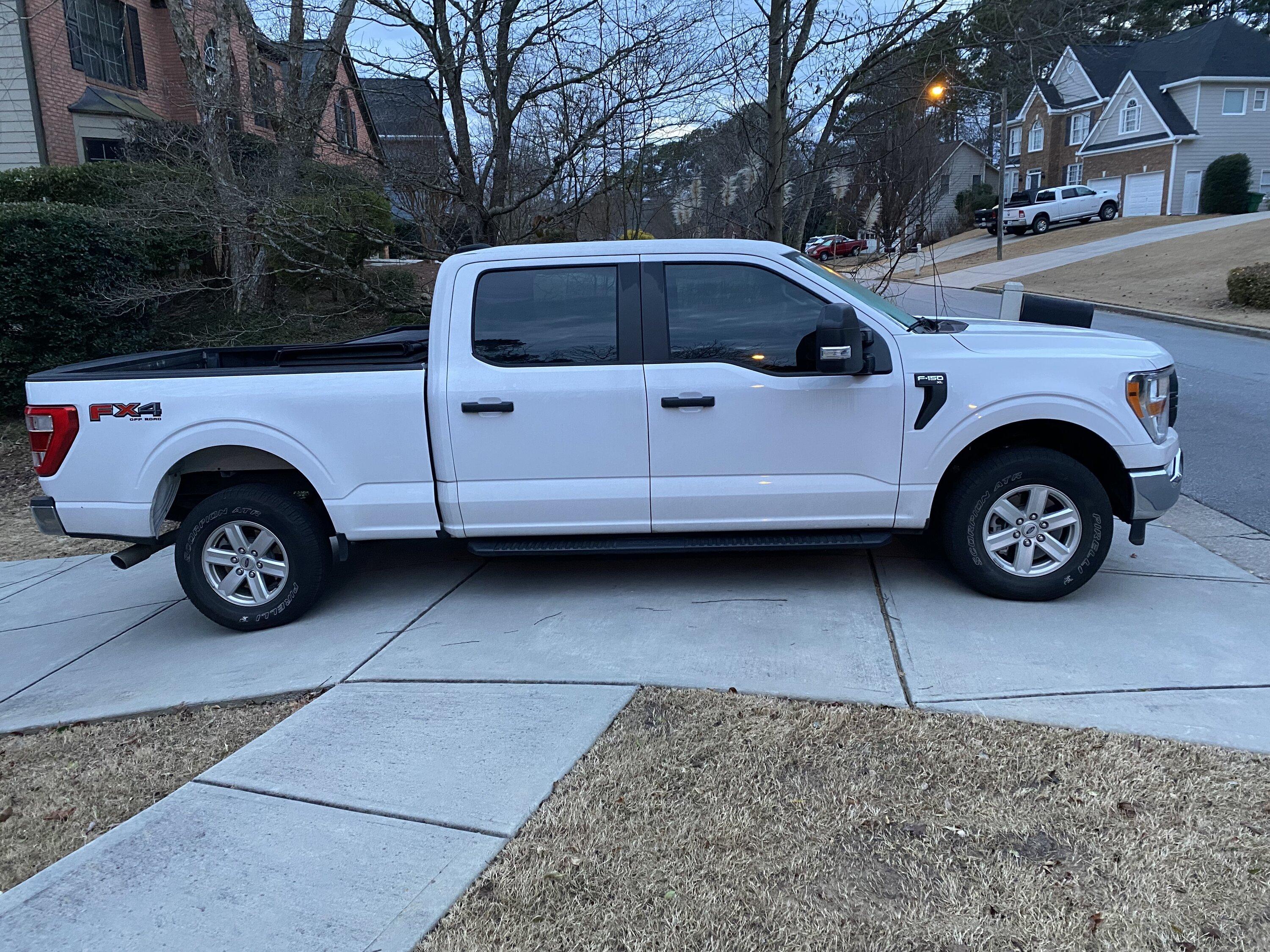 Before and after level pictures: my 2021 CCLB 5.0 on Ford Performance ...