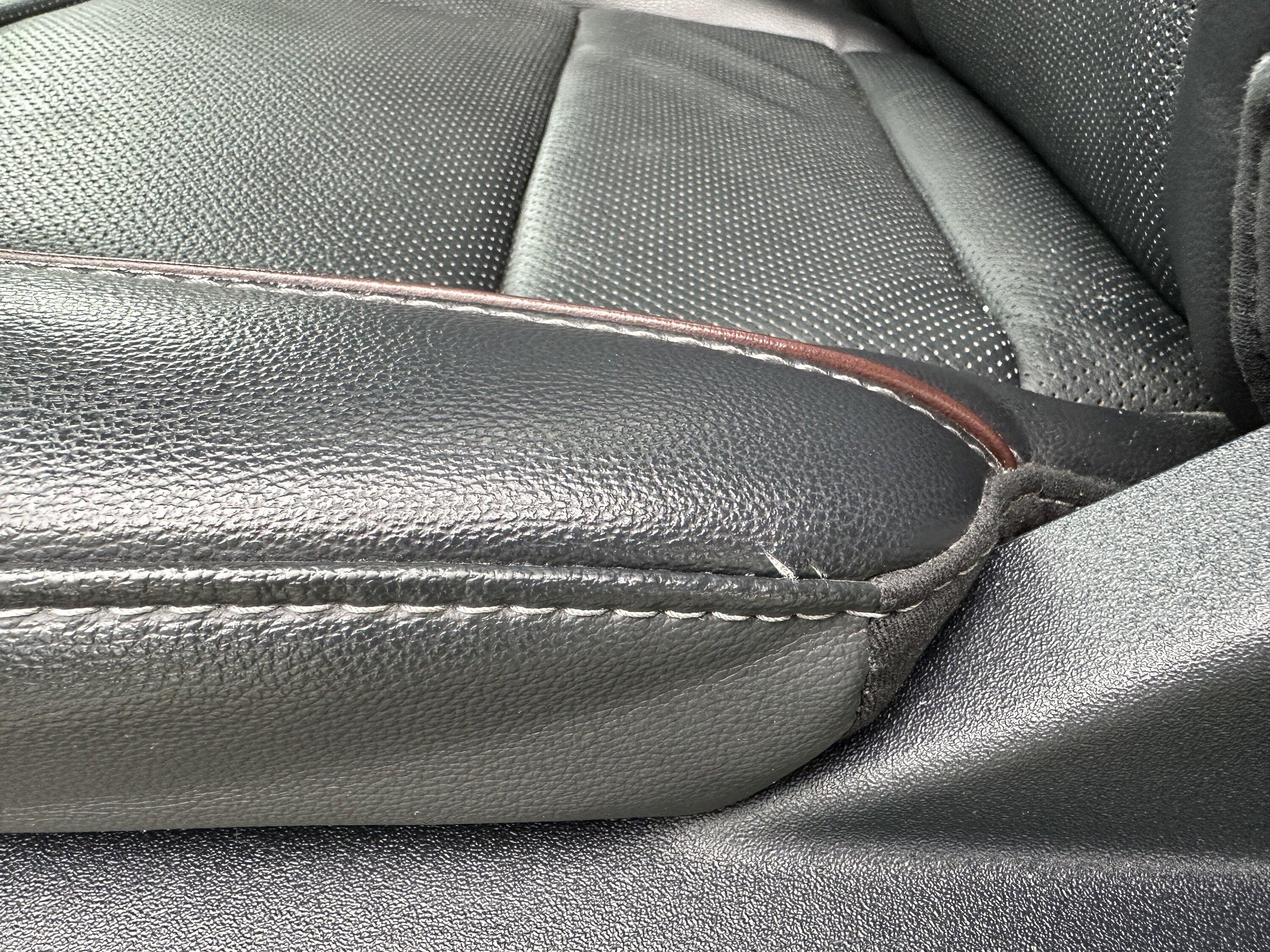 Drivers seat leather tearing at stitching. | F150gen14 -- 2021+ Ford F ...