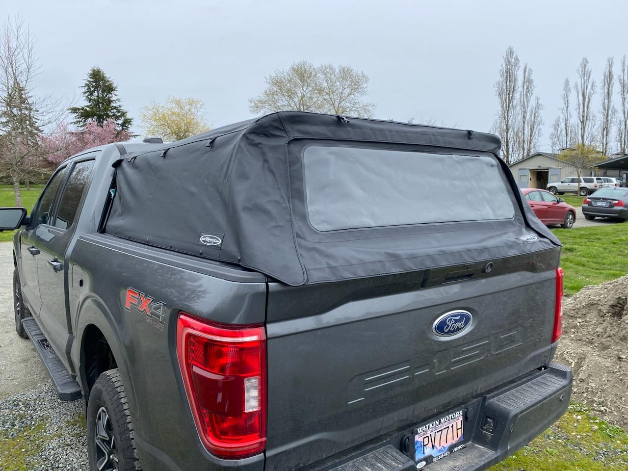 Softopper soft canopy topper installed | F150gen14 -- 2021+ Ford F-150 ...