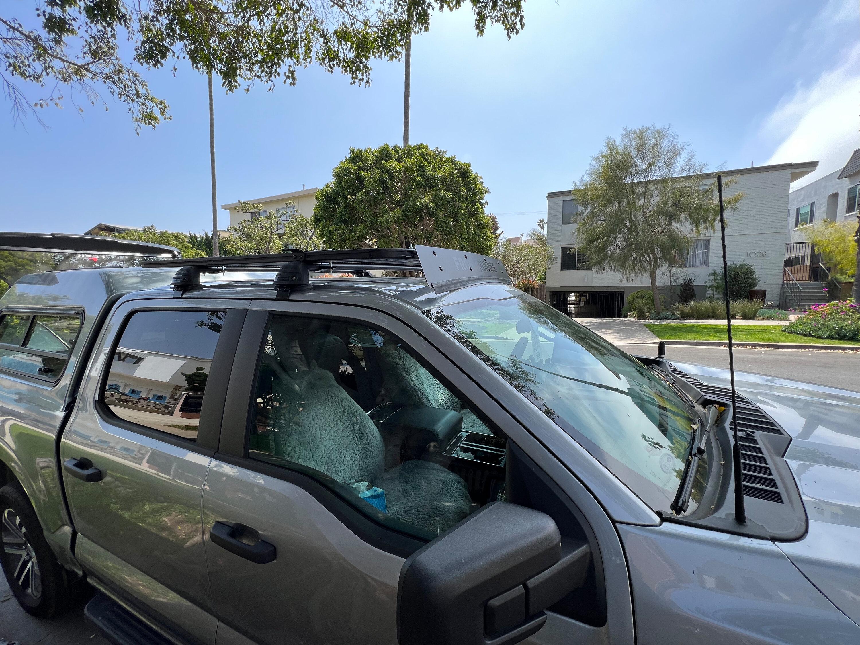 Installed: Leer 180 Bed Cap, Rhino Rack Roof Rack, Clearance Lights ...
