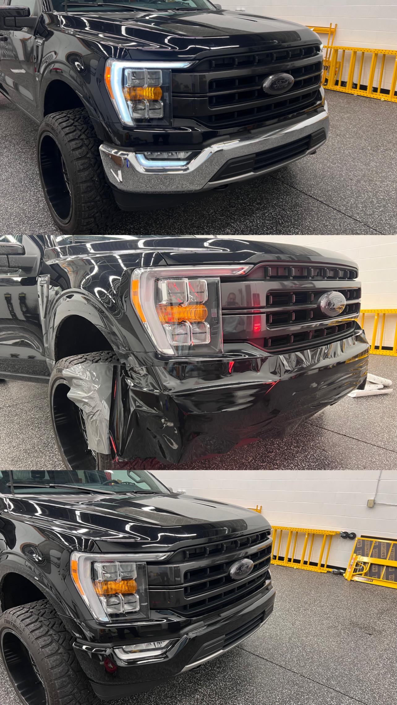 Chrome delete on my 2021 Lariat - before & after pics | F150gen14 ...