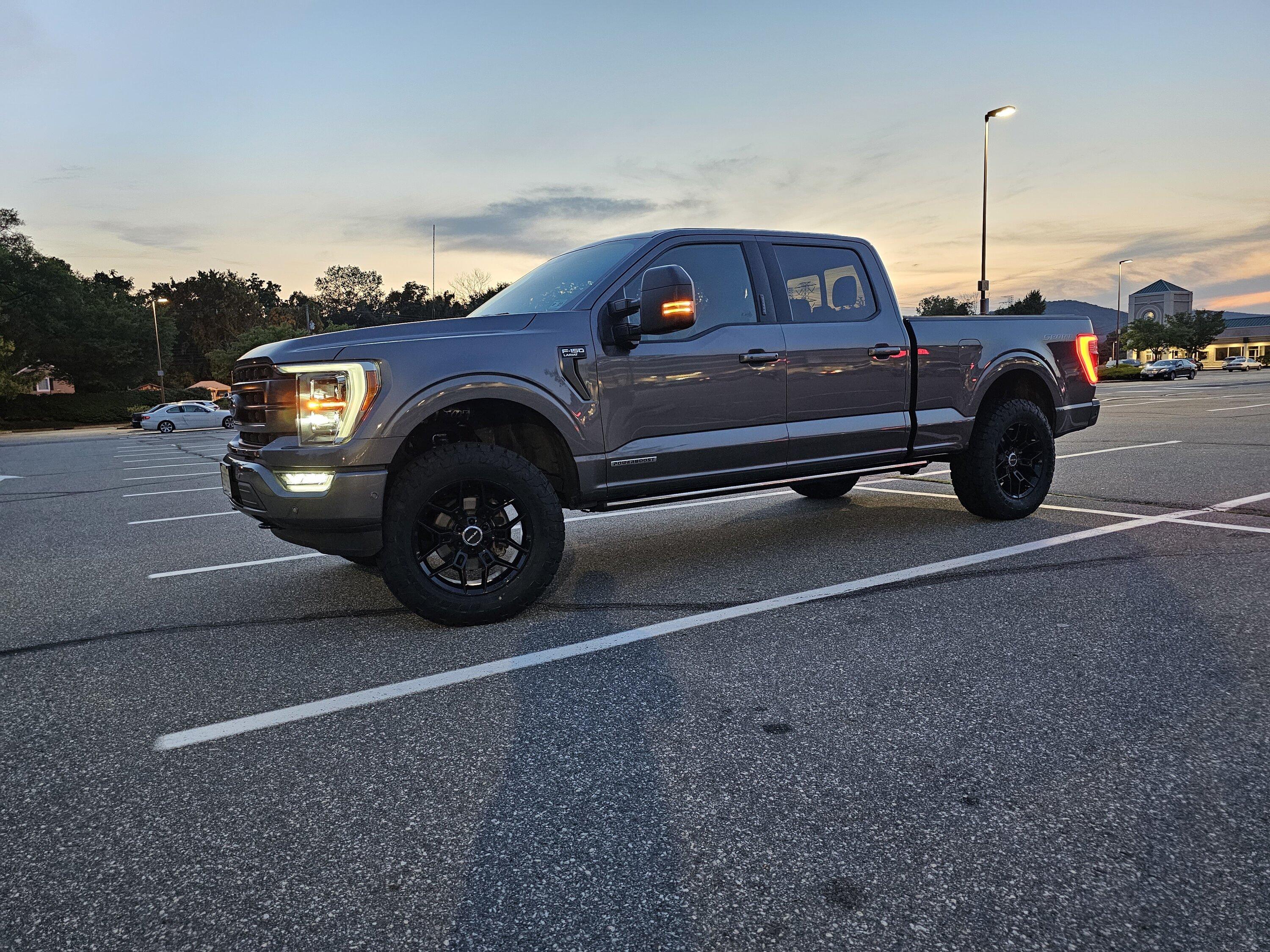 PB with Toyo AT3 E 285/65/r20 on Shelby CS45 | F150gen14 -- 2021+ Ford F-150, Tremor, Raptor ...