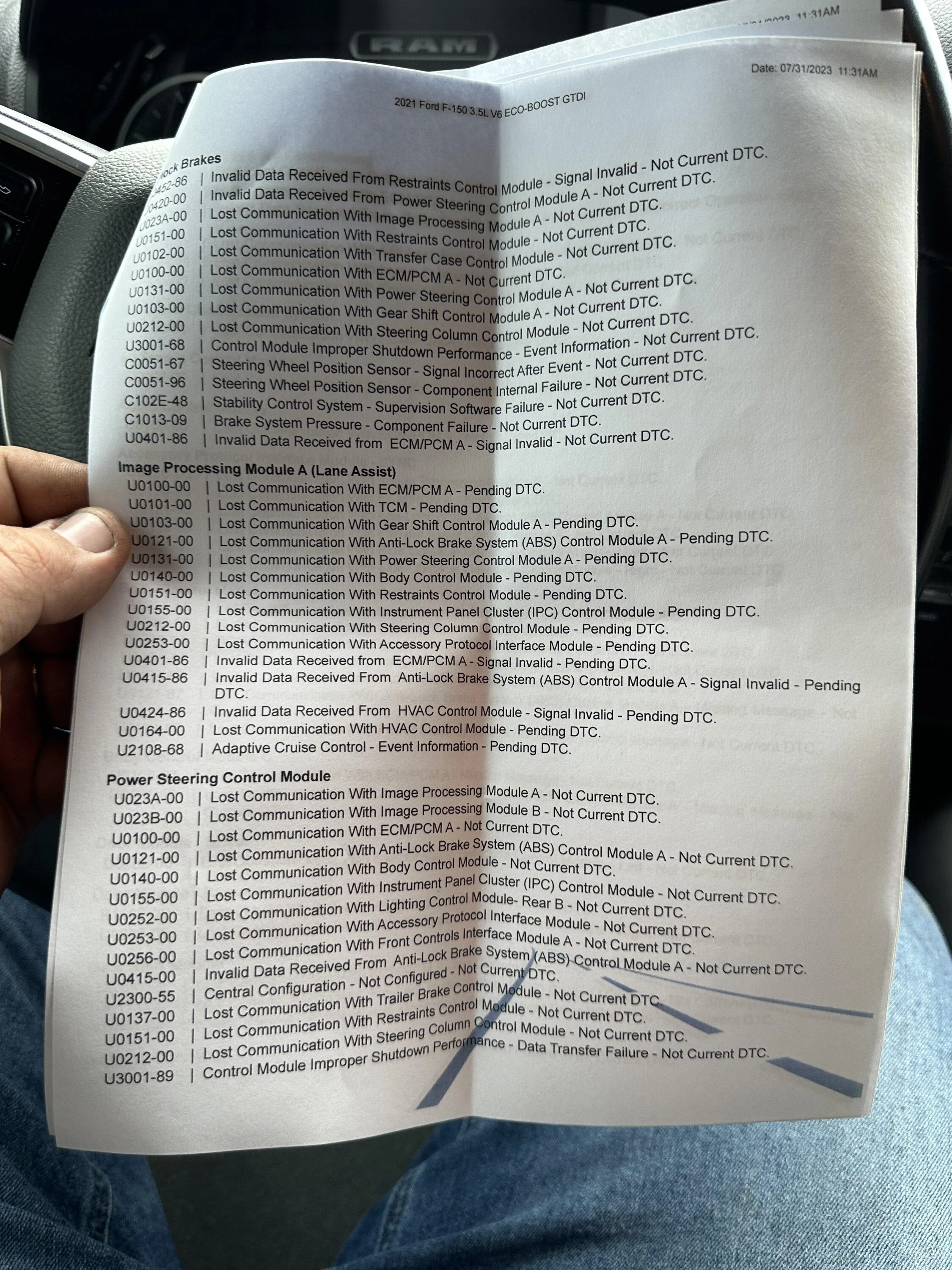 2021 f150 has 5 pages of codes??? | F150gen14 -- 2021+ Ford F-150 ...