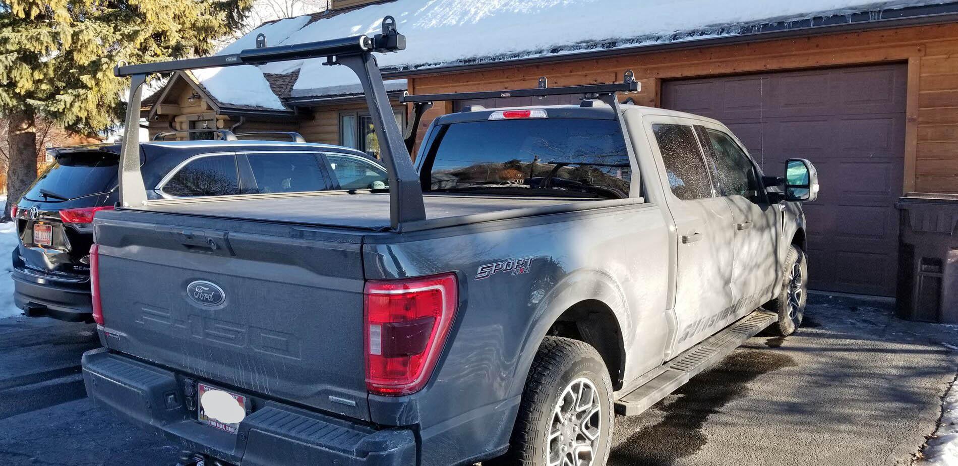 Tonneau cover that gives complete access to bed AND works with a rack ...