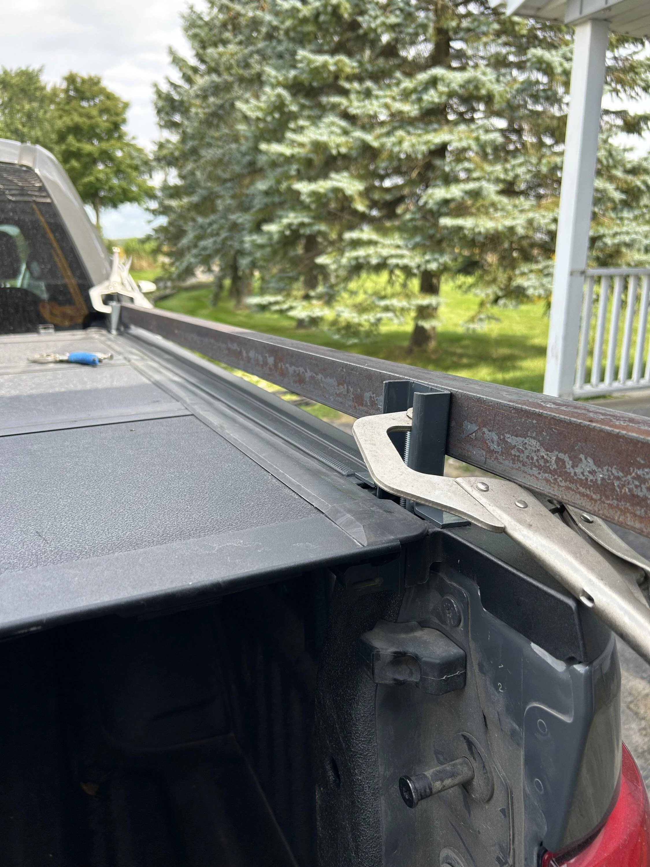 Killarney Ontario with canoes and custom adapted rack system ...