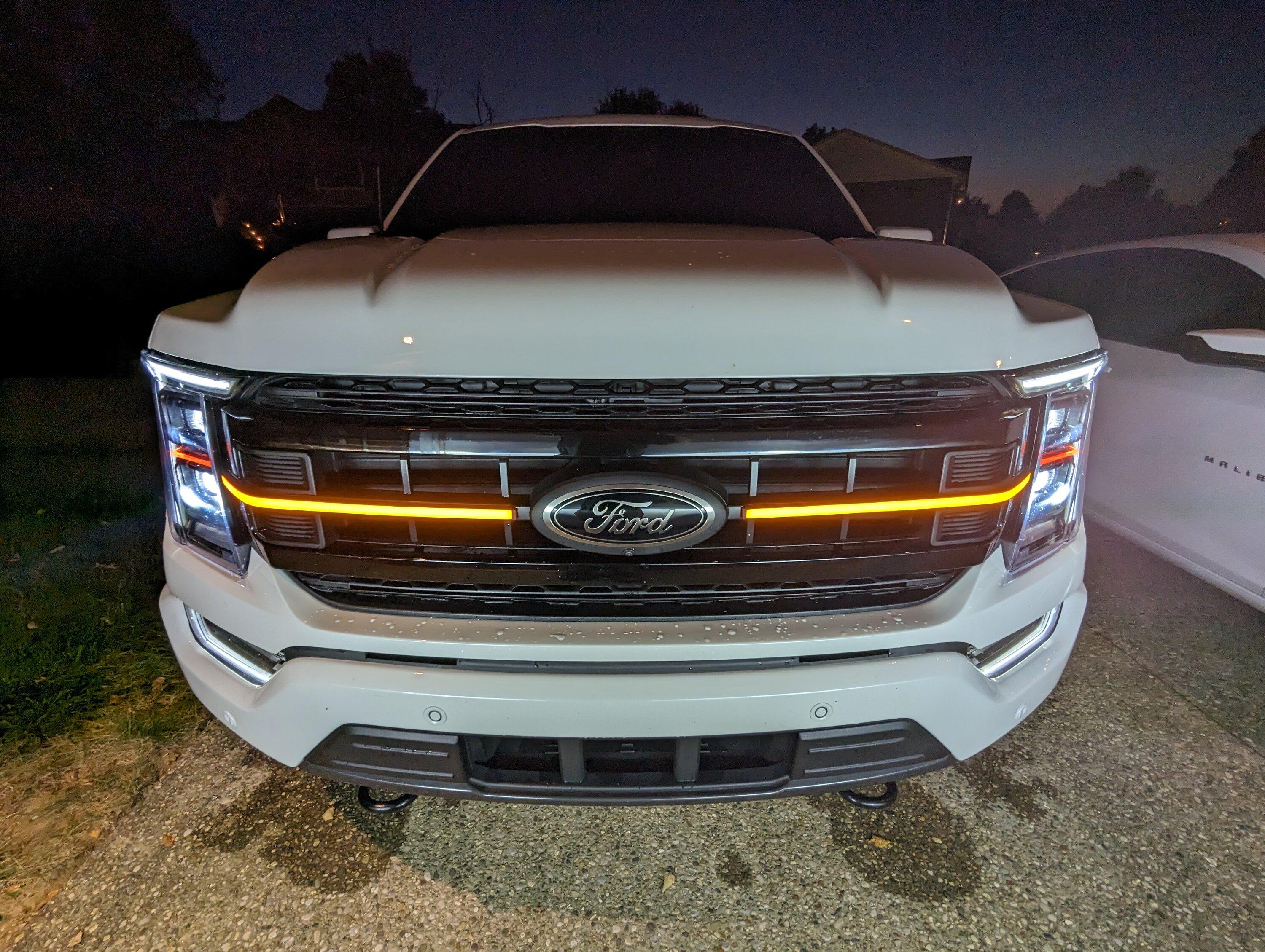 Tremor Grille LED Lights! | F150gen14 -- 2021+ Ford F-150, Tremor ...