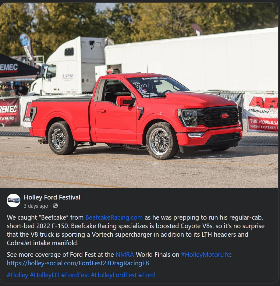 Beefcake’s 8 hour round trip to the NMRA World Finals in our 22 F150 ...