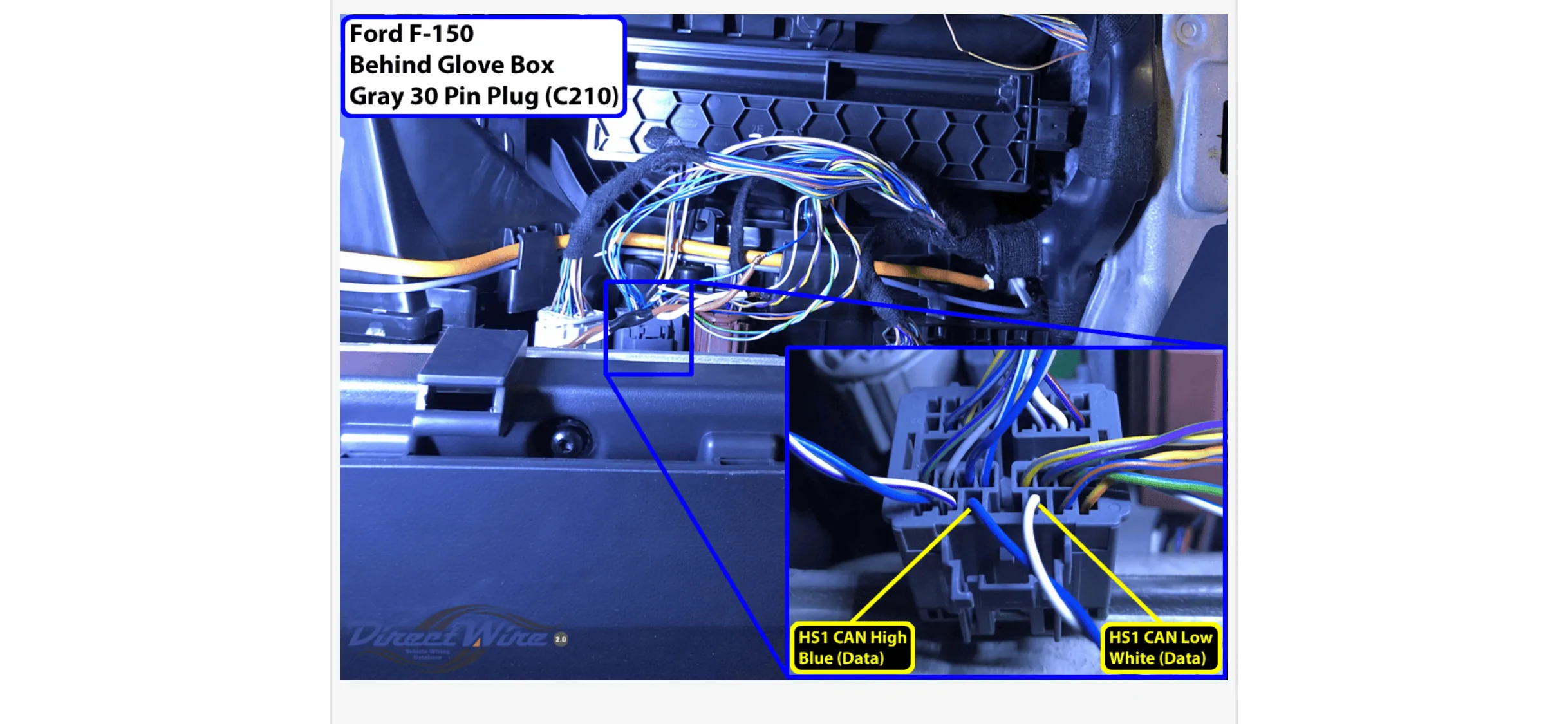 Can High and Low wires | F150gen14 -- 2021+ Ford F-150, Tremor, Raptor ...